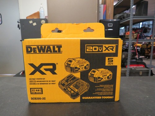 DeWalt DCB205-2C 20V MAX Starter Kit 5AH 2 Pack + Charger BRAND NEW | eBay