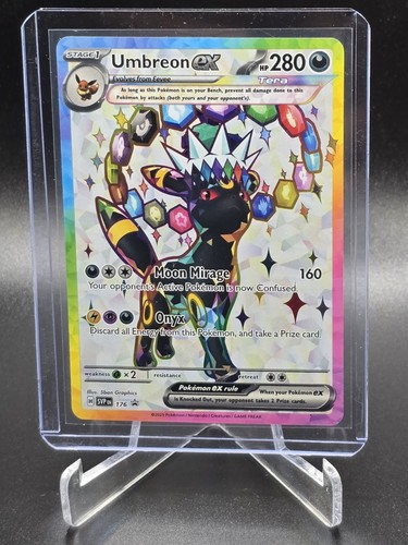 Umbreon EX #176 Black Star Promo - Prismatic Evolution Figure ...