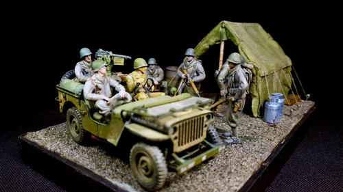 1/35 Scale WWII Command Post by Holomaxstudio - Handcrafted Detailed ...
