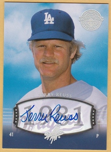 2004 UPPER DECK JERRY REUSS LEGENDS TIMELESS TEAMS CERTIFIED AUTOGRAPH ...