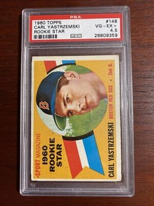 Carl Yastrzemski 1960 Topps #148 Base Price Guide - Sports Card Investor