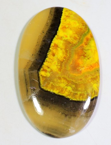 101 CT 6X33X55 mm NATURAL BUMBLE BEE JASPER OVAL CABOCHON JEWELRY ...