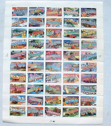 Lot: Vintage Pre-stamped USPS Envelopes Valued At $47.05 Plus 15 A ...