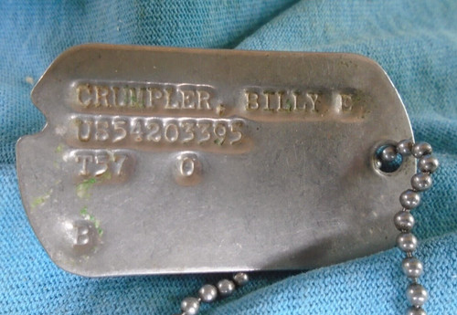 US Army dog tag, serial number starts with "US" | eBay