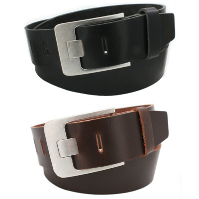 Herren Ledergurtel 5 Cm Breit