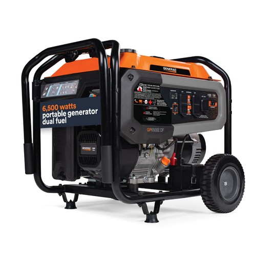 Generac GP6500E Dual Fuel Portable Generator - 49ST | eBay