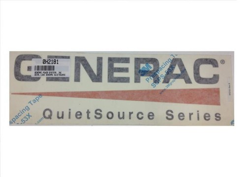 Generac Decal Logo Generac Quiet Source Series Part# 0H2181 | eBay