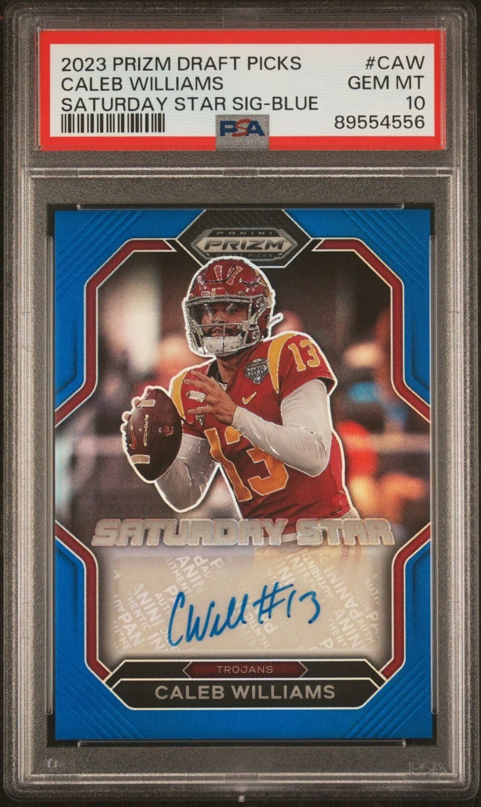 Caleb Williams 2023 Prizm Draft Picks #SSS-CAW Saturday Star Signatures ...