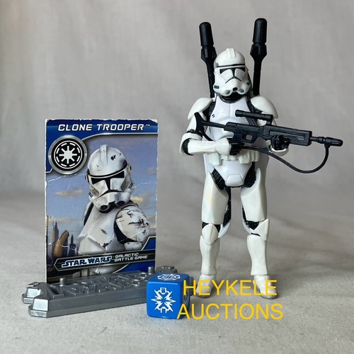 Star Wars Figure Firing Jet Pack Clone Trooper Deluxe Pack 2005 MH11 ...