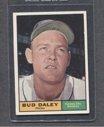 1961 Topps #422 Bud Daley (Athletics) Ex+ A1 | eBay