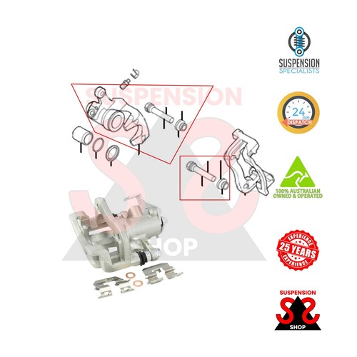 Rear Axle Right Rh Brake Caliper Suit HYUNDAI Accent 1.6 CRDi 58311 ...