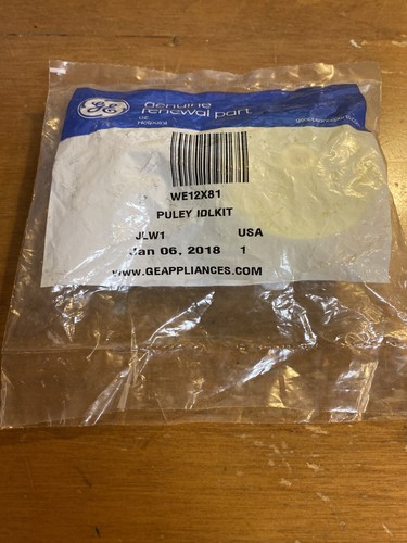G.E. GENUINE RENEWAL PART pulley idler kit WE12X81 NEW IN BAG | eBay