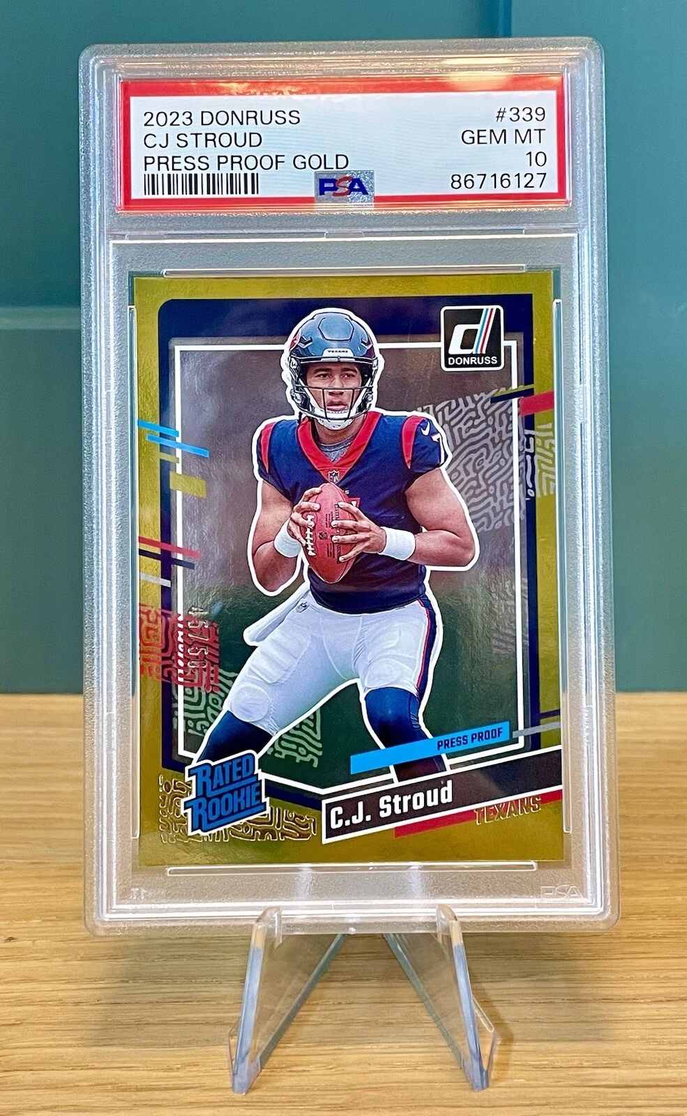 CJ Stroud 2023 Donruss #339 Press Proof Gold /50 Price Guide - Sports ...