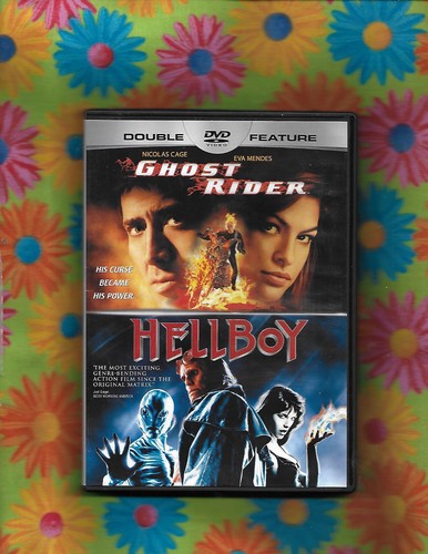 Double Feature: Ghost Rider / Hellboy (2013, DVD) Nicolas Cage Ron ...
