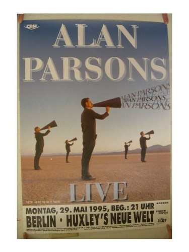 Alan Parsons Project Poster Concert Berlin The 1995 | eBay