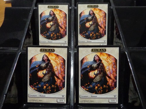 MTG Human Token 4 pack | eBay