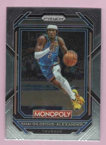 2022-23 Prizm Monopoly Shai Gilgeous-Alexander #62 Oklahoma City ...