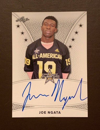 JOE NGATA Philadelphia Eagles - Clemson Tigers 2019 Leaf *TOUR ...