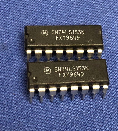 SN74LS153N MOTOROLA Dual 4-to-1 Line Data Selector/MUX 16-PIN DIP | eBay