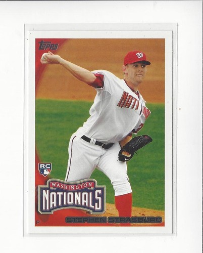 2010 Topps #661B Stephen Strasburg Rookie RC Nationals | eBay