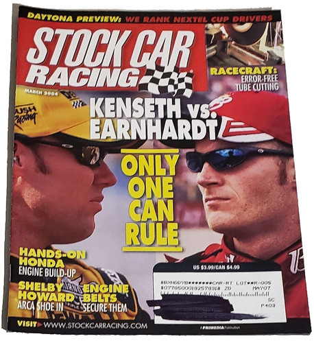 Stock Car Racing Magazine March 2004- Kenseth vs. Earnhardt, Shelby ...