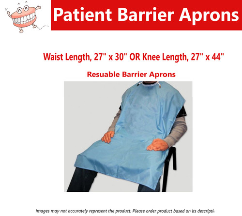 Dental Medical Plastic Apron, Knee Length, Waist Length, Patient ...