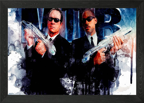 Men in black ii 1 Framed Wall Art Poster Canvas Print Picture | eBay UK