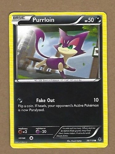 POKEMON PURRLOIN CARD FREE SHIPPING | eBay