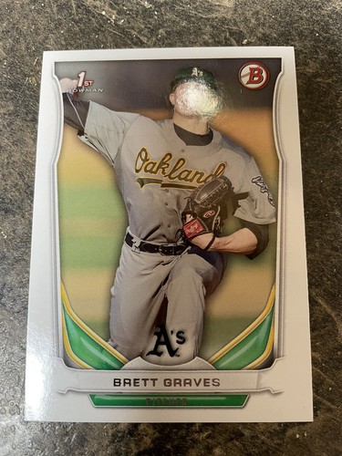 2014 Bowman Draft Picks Brett Graves #DP73 Oakland Athletics | eBay