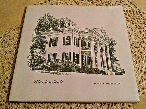 STANTON HALL TRIVET TILE NATCHEZ MS SCREENCRAFT BELFAST ANTEBELLUM ...