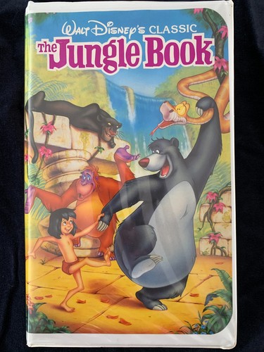 "The Jungle Book" Walt Disney *Black Diamond* VHS Tape 1122 (biege ...