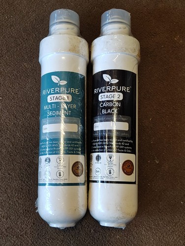 Riverpure Water Filters:Stage 1 Multi-Layer Sediment & Stage 2 Carbon ...