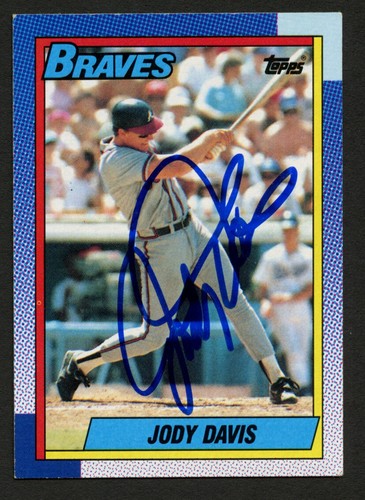 Jody Davis #453 signed autograph auto 1990 Topps Baseball Trading Card ...