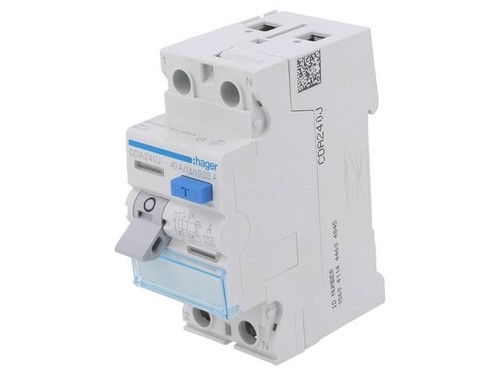 CDA240J RCD Switch lRated: 40A IDiff: 30mA Surge Current: 250A Pole: 1 ...