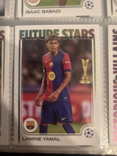 2024-25 Topps Uefa Club Competitions - Future Stars Lamine Yamal #27 | eBay