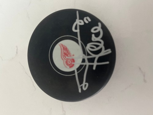 DERIAN HATCHER AUTOGRAPH DETROIT RED WINGS HOCKEY PUCK | eBay