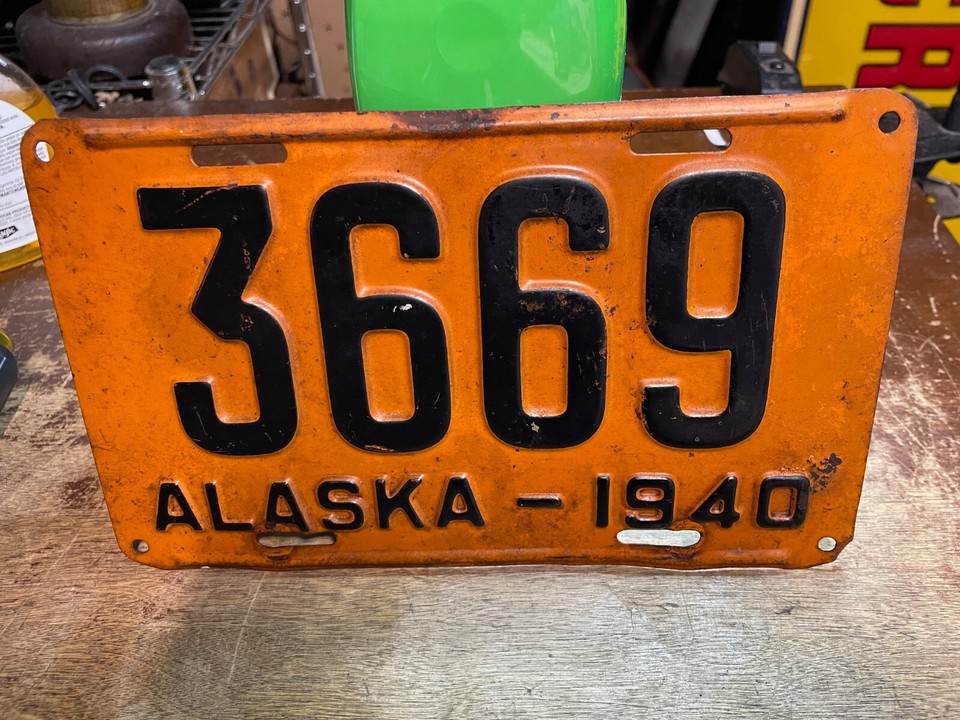 Collectible Alaska License Plates for sale | eBay