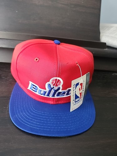 Vintage Washington Bullets Snapback Hat - NEW OLD Stock red blue Two ...