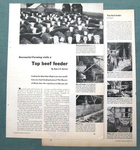 Original 1954 Farmer Article Features Ivan & Eugene Houser, Farmer City ...