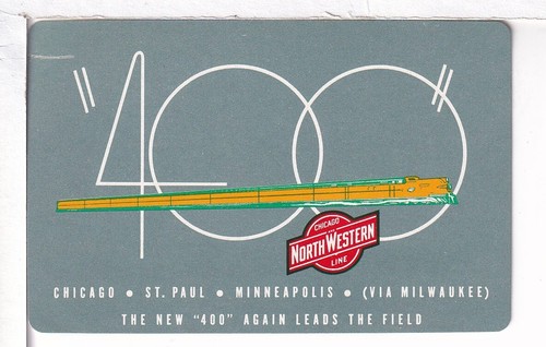 Single Railroad Playing Card "Chicago, Northwestern, CNW-4a" Bollhagen ...