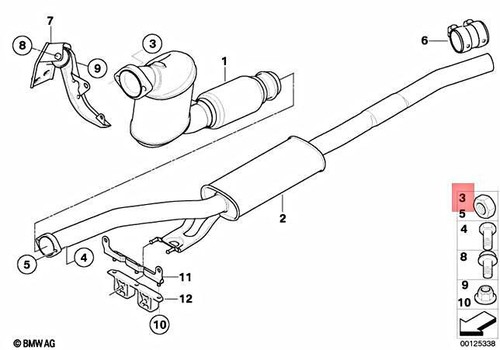 Genuine BMW X3 X5 E60 E61 E63 E64 E65 E66 E70 E83 F01 F02 Hex Nut ...