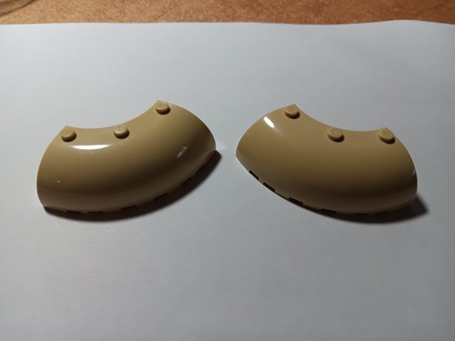 LEGO BULK LOT 2 TAN ROUND CORNER BRICK 6X6X2 #87559 | eBay