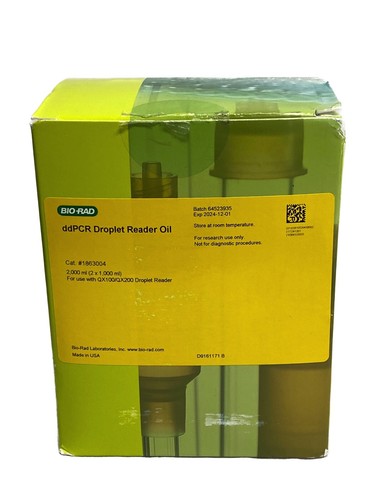 (2/Pk) BIO-RAD 1000mL ddPCR Droplet Reader Oil for QX100 QX200 1863004 ...