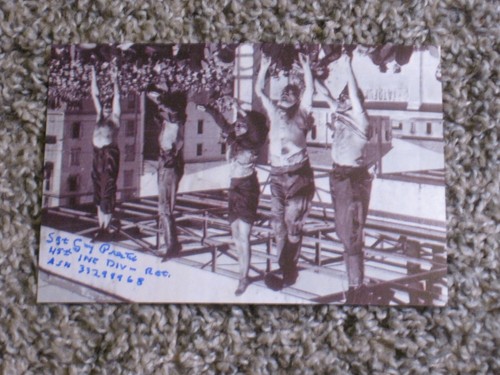 GUY PRESTIA Signed 4x6 Photo WWII MUSSOLINI HANGING ITALIAN SQUARE ...
