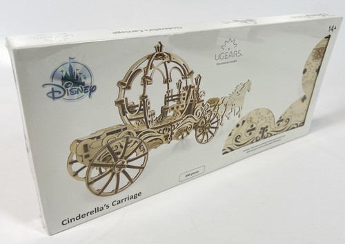 NEW Ugears Disney World Parks Cinderella Carriage 3D Wooden 200 Piece ...