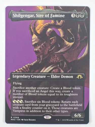 MTG Shilgengar, Sire of Famine - Modern Horizons 3 [Borderless] NM | eBay