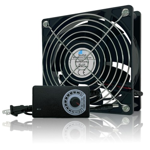 Computer Fan with AC Plug-120mm Fan 120V 110V 220V & Muffin Axial Fan ...
