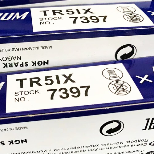 8PCS NGK IRIDIUM IX SPARK PLUGS TR5IX 7397 FOR FORD GM CADILLAC ...