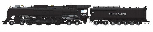 BLI 7363 HO Scale FEF-2 4-8-4 Steam Loco Union Pacific "Black and ...