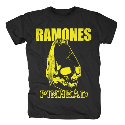 Ramones Rock Band Herren T-Shirt - Pinhead Logo (Schwarz) (S-XL) | eBay.de